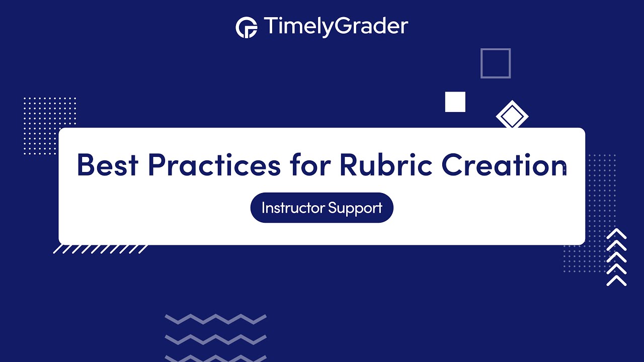Best Practices For Rubric Creation