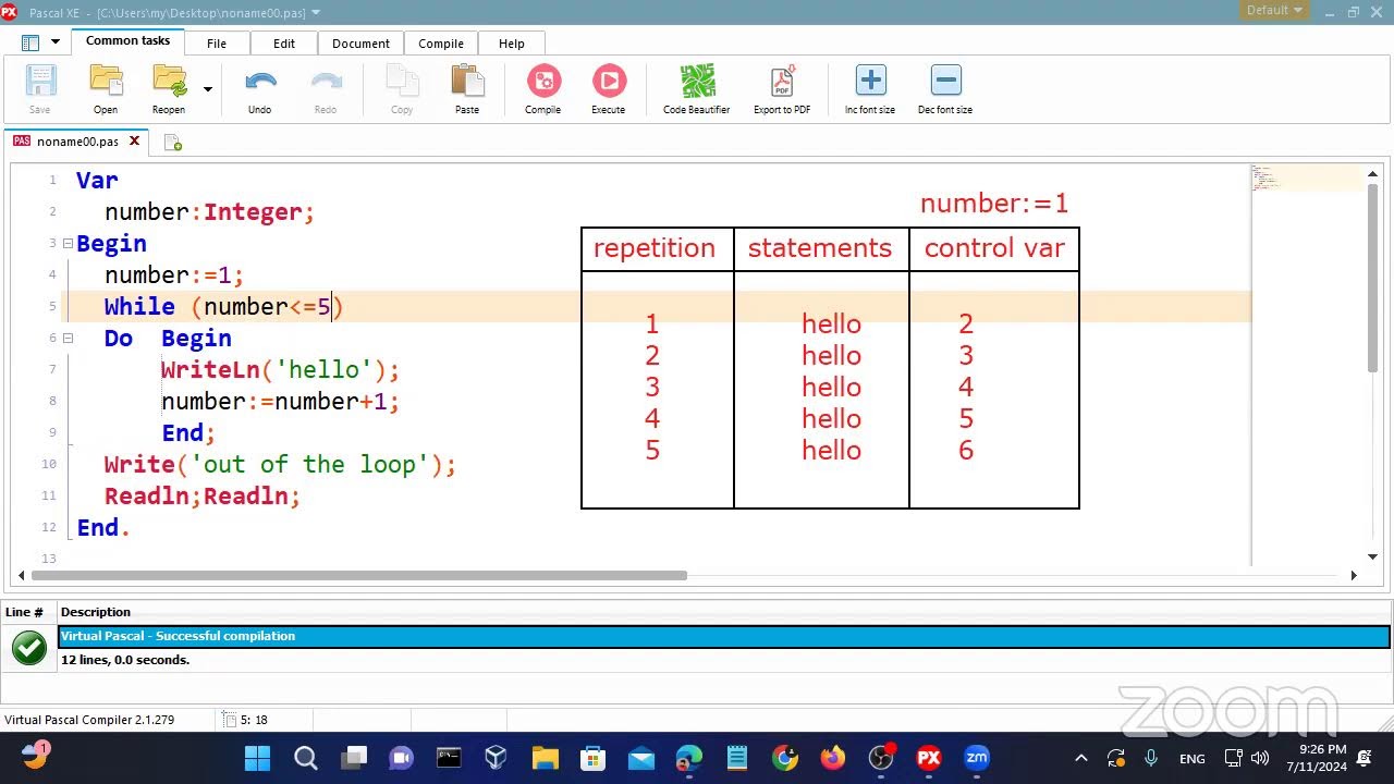 Pascal Programming Day 05