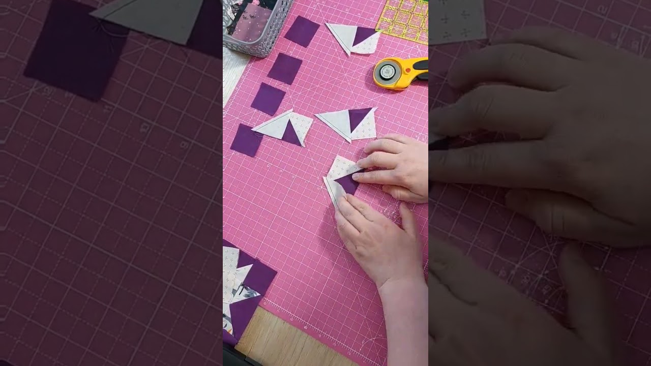 Quick Fire Sawtooth Star Block 🌟    #quilts #crafttutorials