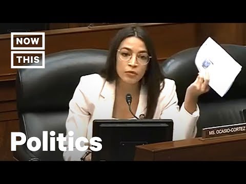 Alexandria Ocasio-Cortez Grills Military Contractor for Wasting Tax Dollars | NowThis