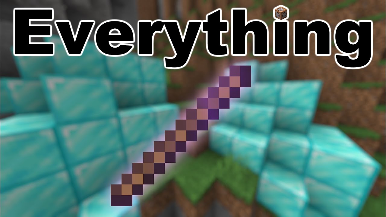 Minecraft but everything drops sticks (for a technical reason)
