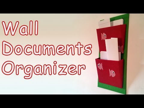 Wall Documents Organizer – Ana|Diy Crafts
