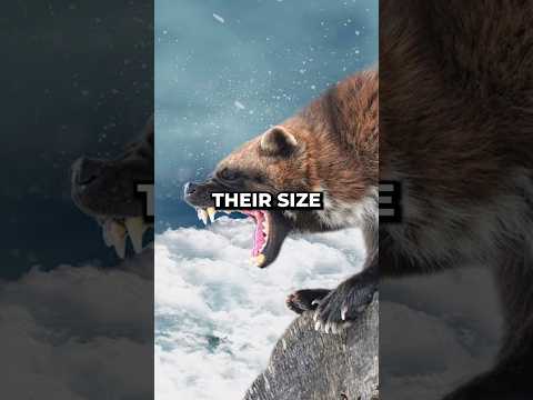 Small But Scary: The Wolverine #animals #shorts #wolverine #wolverines