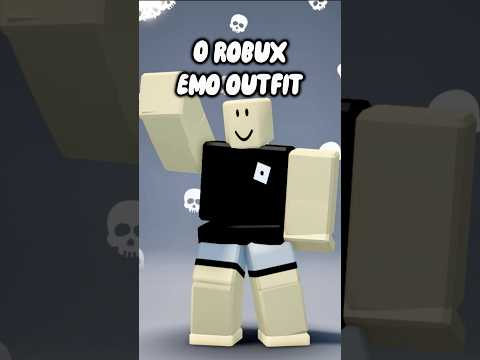 0 ROBUX EMO OUTFIT! 🖤#roblox #emo #outfit #free #viralshorts #shorts #trending