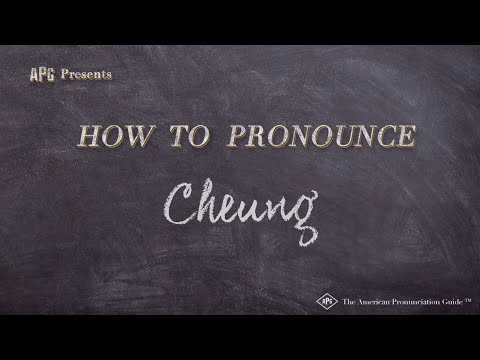 How to Pronounce Cheung (Real Life Examples!)
