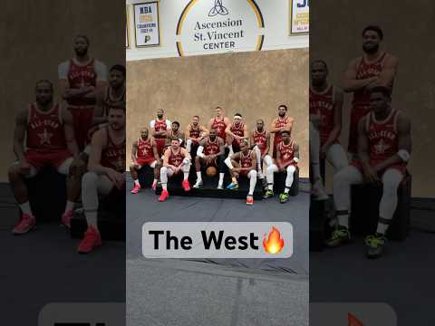 The West #NBAAllStar Portrait! π₯πΈ| #Shorts