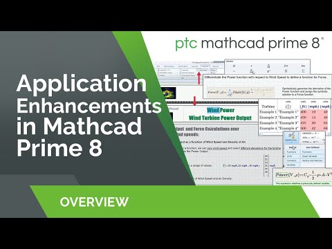 Application Enhancements Overview | Mathcad Prime 8
