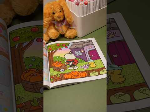 fell in love with coloring October pages ๐๐ค #colorwithme #cocowyocoloringbook