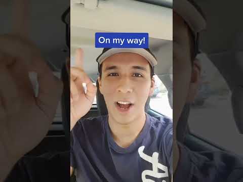 Cómo decir "voy en camino" en inglés