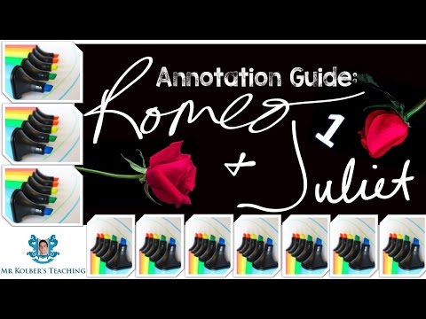 Romeo and Juliet Annotation Guide 1: Themes /Symbols /Motifs
