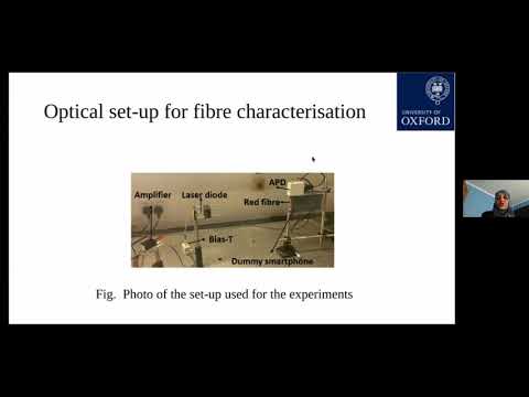 A green absorbing fluorescent fibre concentrator for VLC