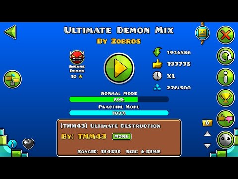 Steam Community :: Video :: Ultimate Demon Mix | Geometry Dash (69%)