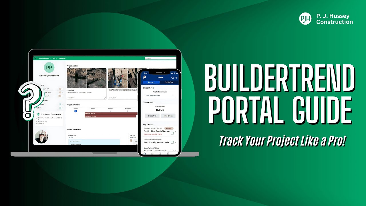 Buildertrend Customer Portal Overview