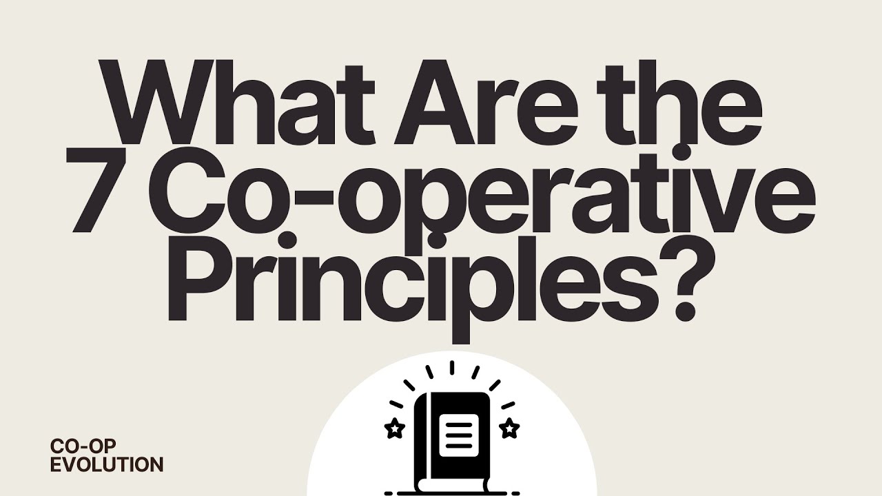 What are the 7 Co-operative Principles?