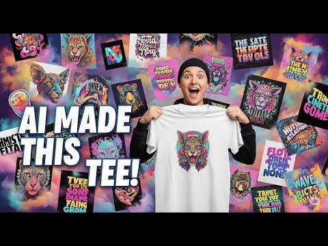 AI T Shirt Designs in Minutes – No Photoshop No Experience Needed!