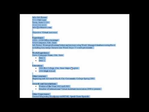 How To Email a Resume for a Work-At-Home Job