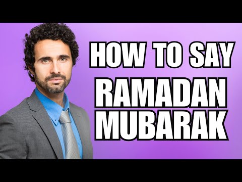 How To Pronounce Ramadan Mubarak (Correctly)