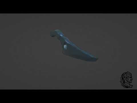 STL file Butcher Fantasy Knife 3D Model 🔪 (OBJ)・3D print model to ...