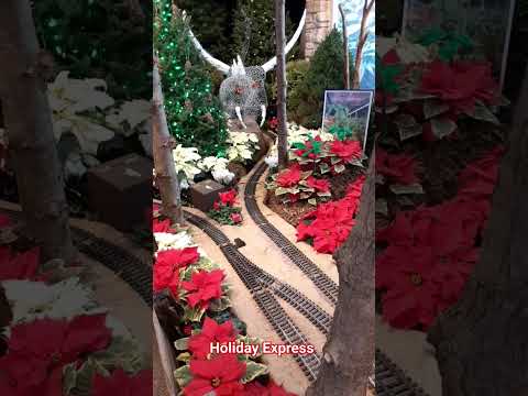 Holiday Express, Olbrich Botanical Gardens Madison Wisconsin. 1 of 2 videos