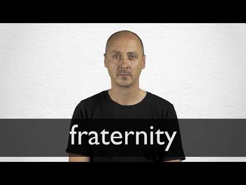 FRATERNITY definition and meaning | Collins English Dictionary