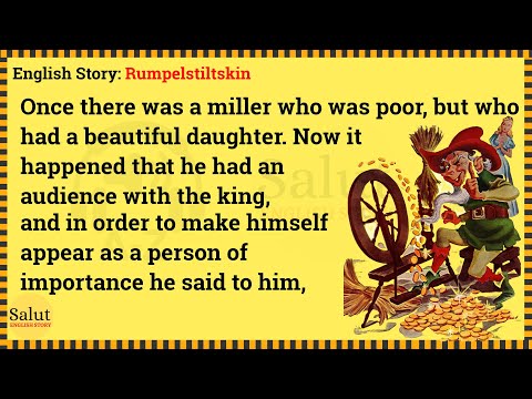 Learn English through story 🌸 Level 1 - Rumpelstiltskin | Salut English