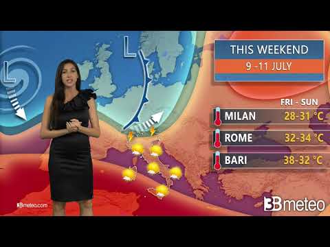 Weather forecast for THIS WEEKEND in Italy