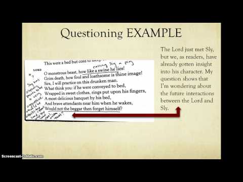 Annotating a text
