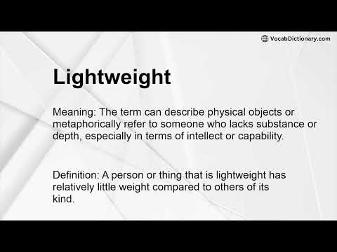 Lightweight Meaning