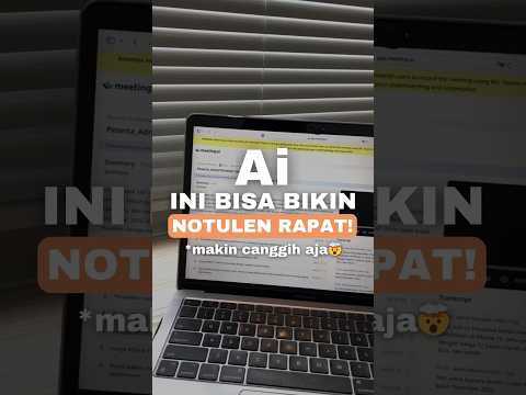 Ai ini bisa bikin Notulen Rapat 🤯 Meeting.ai