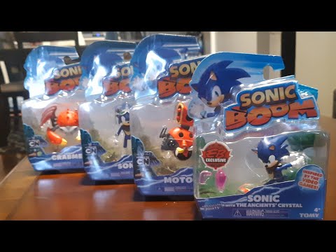 unboxing sonic boom toys (from the show and game) articulated figures