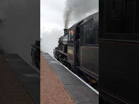 Highland Steam Train Through the Cairngorms – A Scottish Dream #mountains #steamtrain