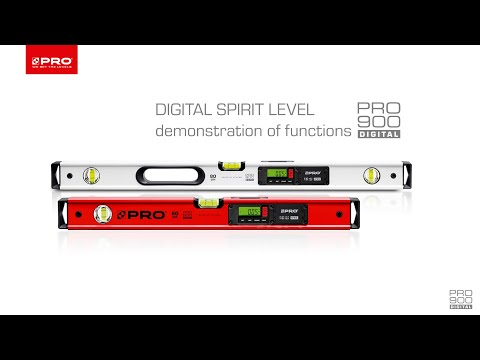 PRO900 DIGITAL Spirit Level Manual