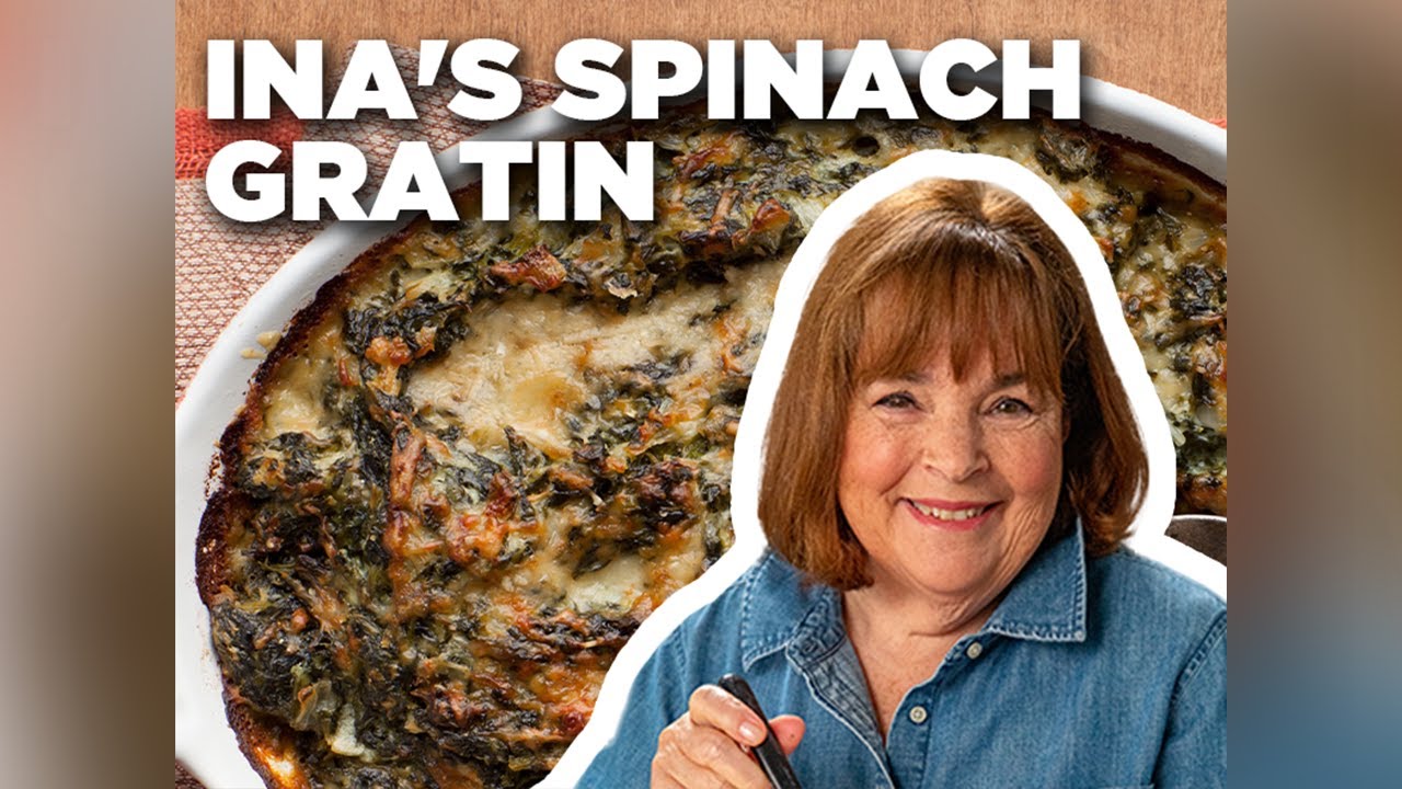 Ina Garten's Spinach Gratin | Barefoot Contessa | Food Network