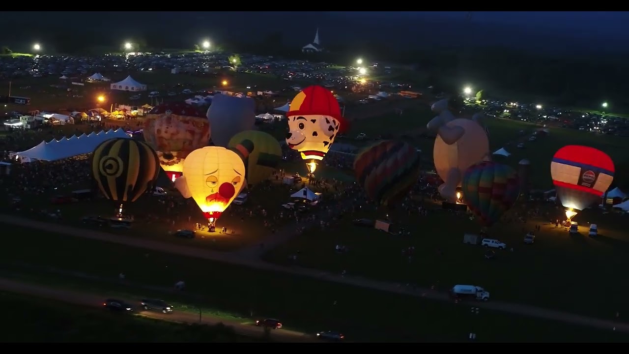 Taste N Glow Balloon Fest 2025 - Drone Video