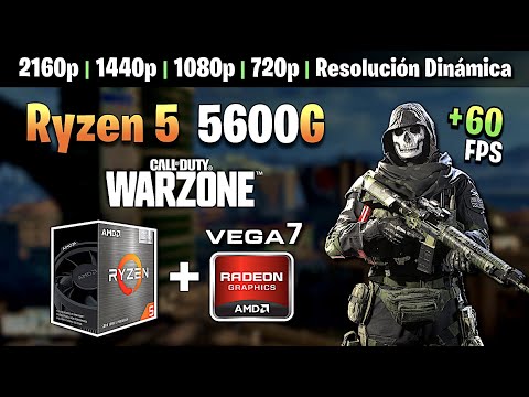 ✅ RYZEN 5 5600G + 16GB RAM ( Dual Channel ) ✅ Call of Duty WARZONE 🚀 720p | 1080p | 1440p | 4K 😏💥