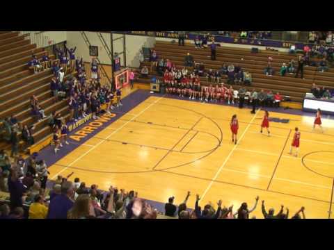 Amazing Basketball Shot - Yankton vs Watertown South Dakota