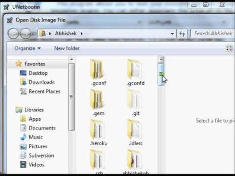 Create Bootable Ubunbu Live USB With UNetbootin