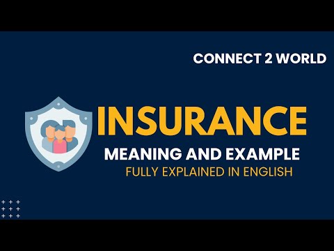 What Does insurance Means || Meanings And Definitions With insurance in ENGLISH