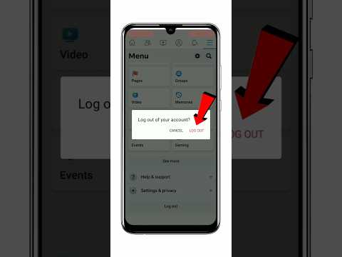 Facebook logout kaise Kare 2025 #decodingapp#shorts