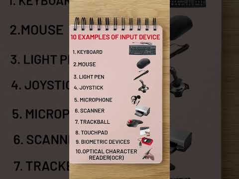 10 Examples of input Devices|input devices of computer