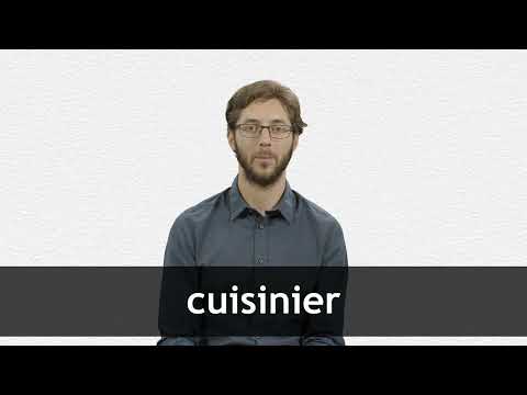 How to pronounce CUISINIER in French