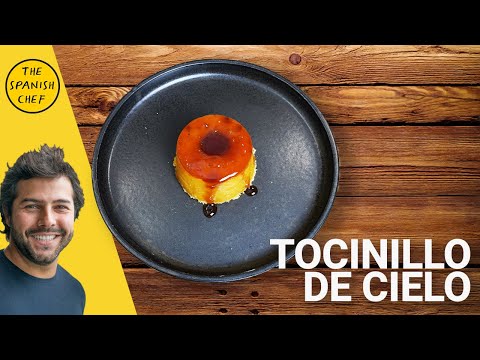 Indulgent Spanish Creme caramel without dairy (also called "Heaven's lard") | Tocinillo de cielo