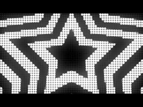 4K 1 Hour White Star Tunnel Y2K Colorful Aesthetic LED Lights Background Video Screensaver