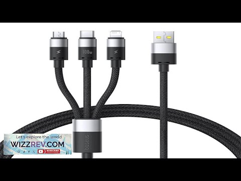 Baseus Star Speed Series 100W USB-A to Type-C/Micro/iP Cable Fast Charging Data Review