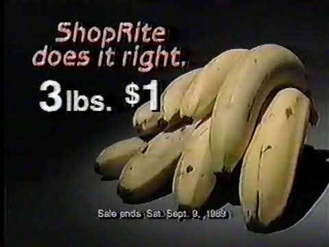 Shop Rite ad, 1989