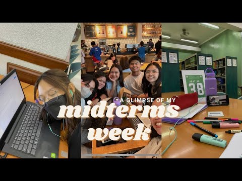 College Diaries: midterm's week review! (studying in la salle's library, gala w/ friends & more)