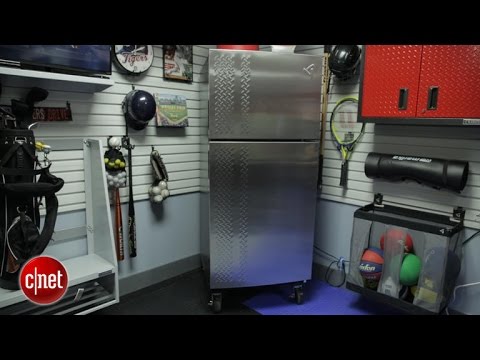 This tough garage fridge chills under extreme conditions