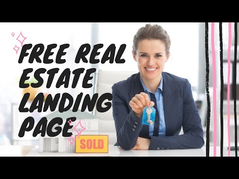 Real Estate Agent Landing Page - FREE, FREE HOSTING, ANF FREE LANDING PAGE T0 10X SALES