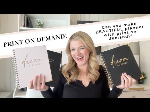 Can you make BEAUTIFUL paper planners with POD? Print On Demand? Which printer is the best?