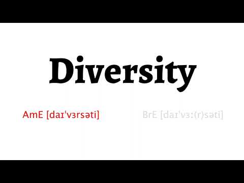 How to Pronounce diversity in American English and British English